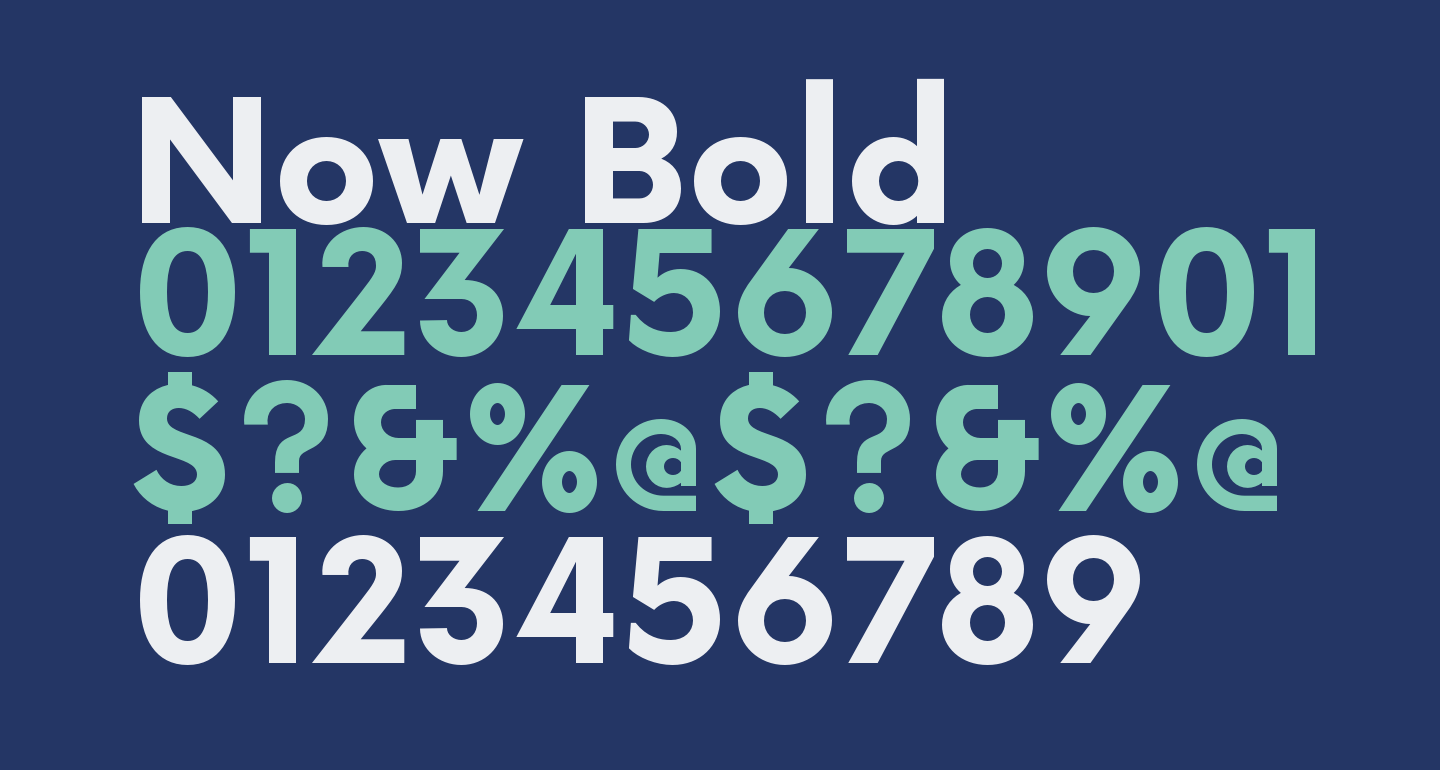 Now Bold free Font - What Font Is