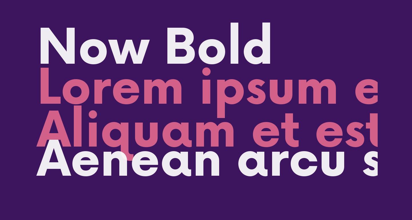 Now Bold free Font - What Font Is