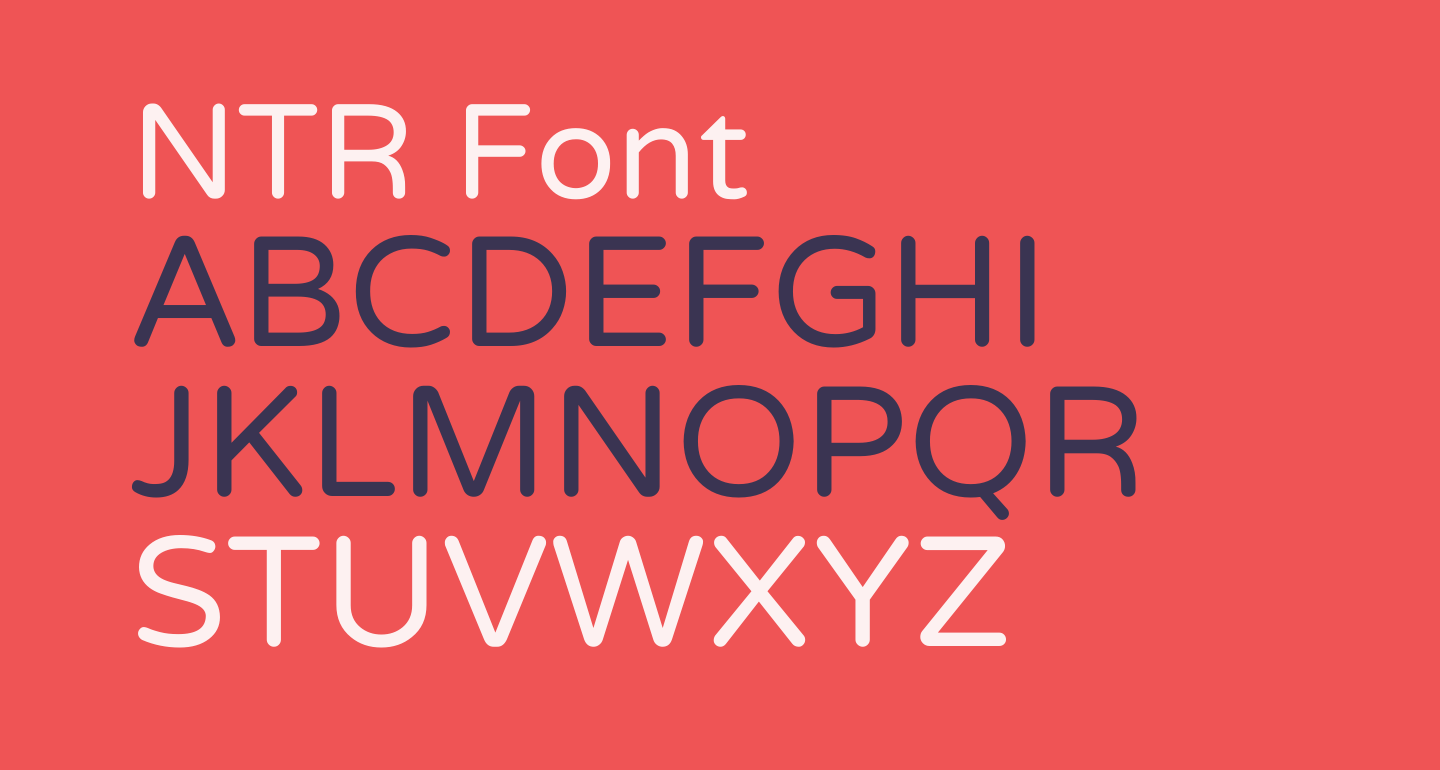 NTR free Font - What Font Is