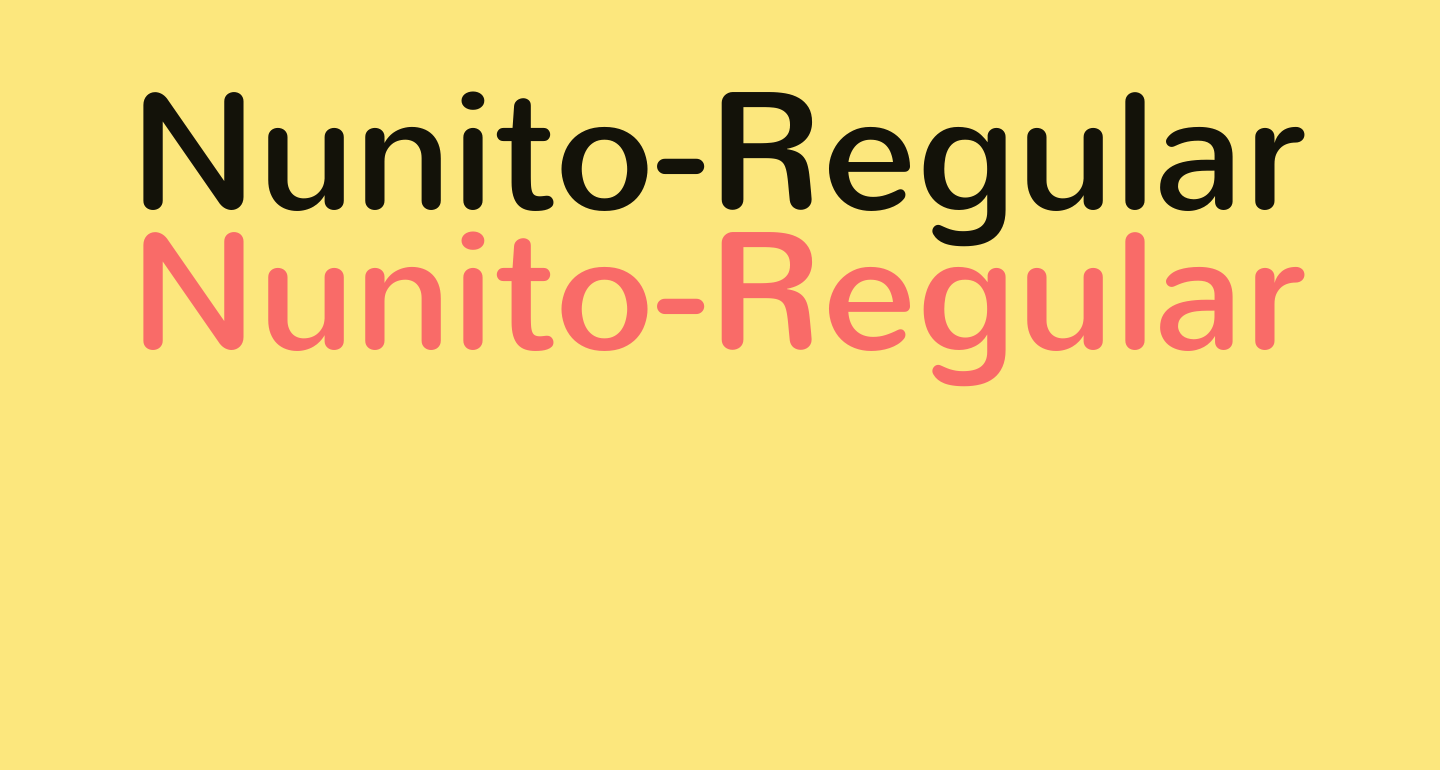 Nunito-Regular free Font - What Font Is
