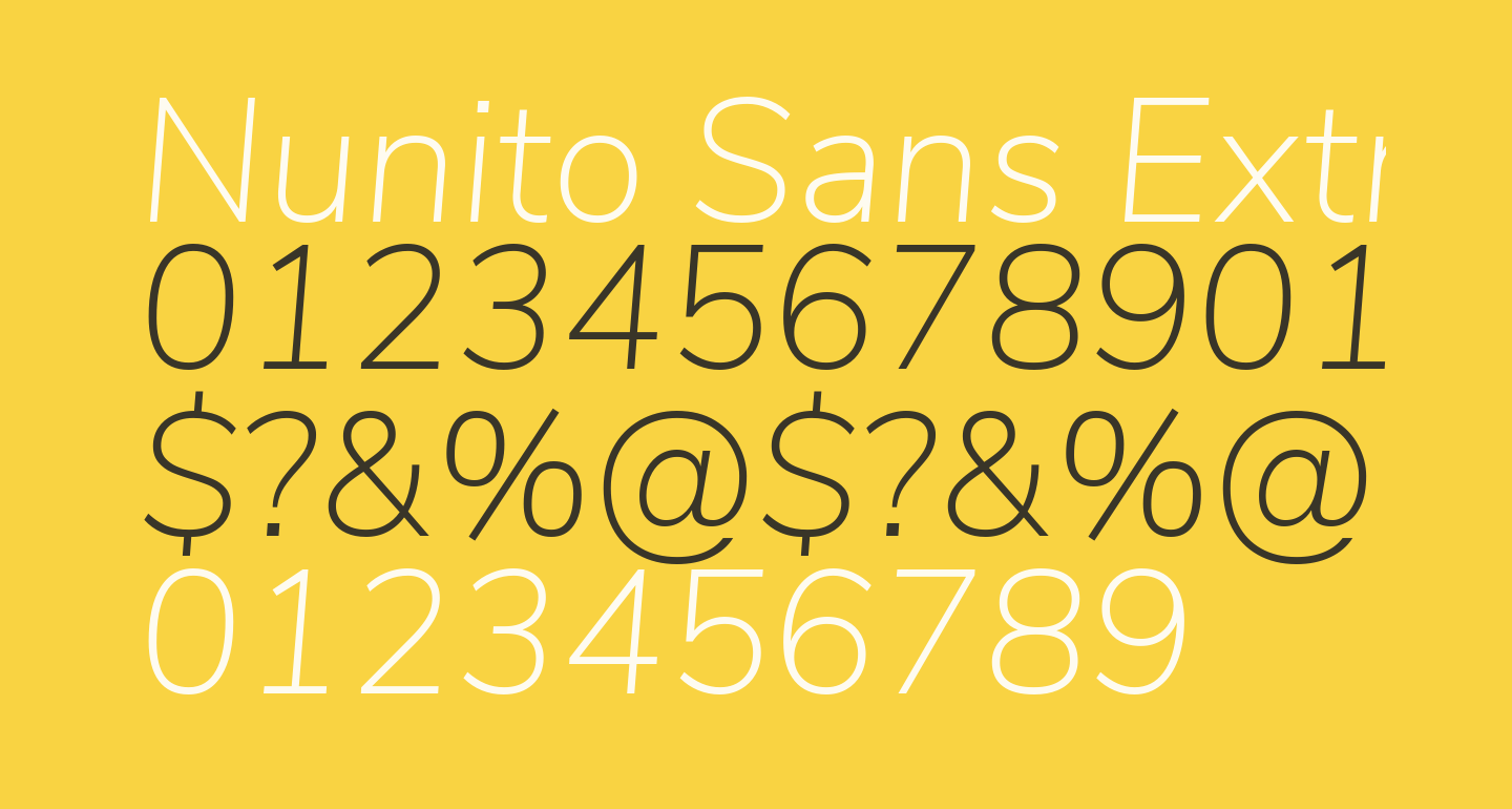 Nunito Sans ExtraLight Italic free Font - What Font Is