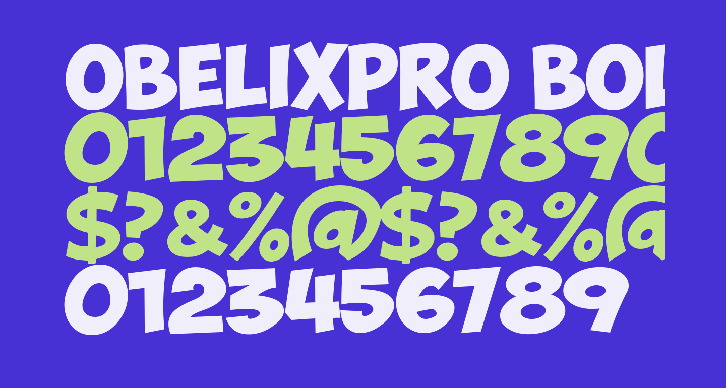 ObelixPro Bold free Font - What Font Is