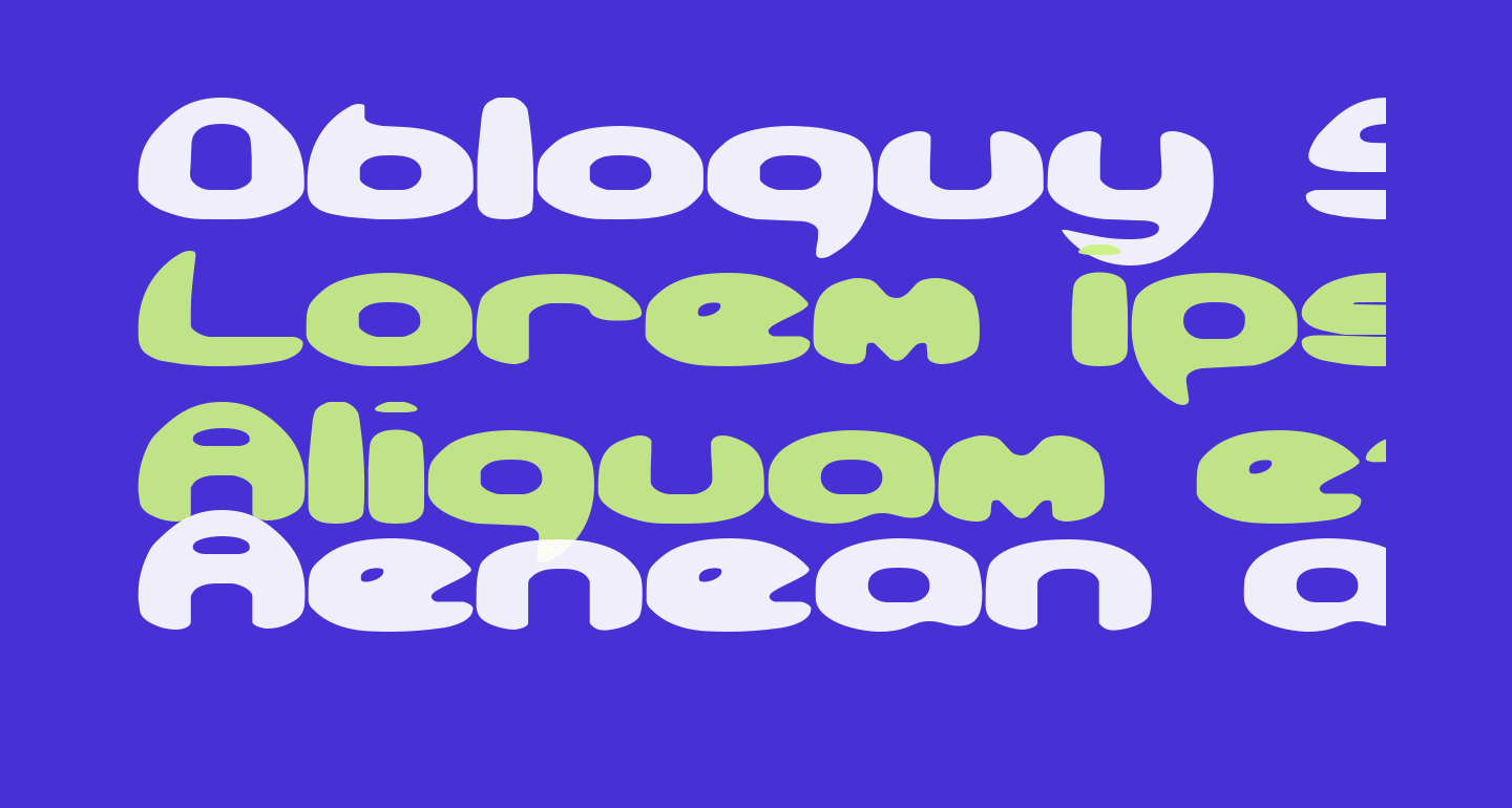 Obloquy Solid [BRK] free Font - What Font Is