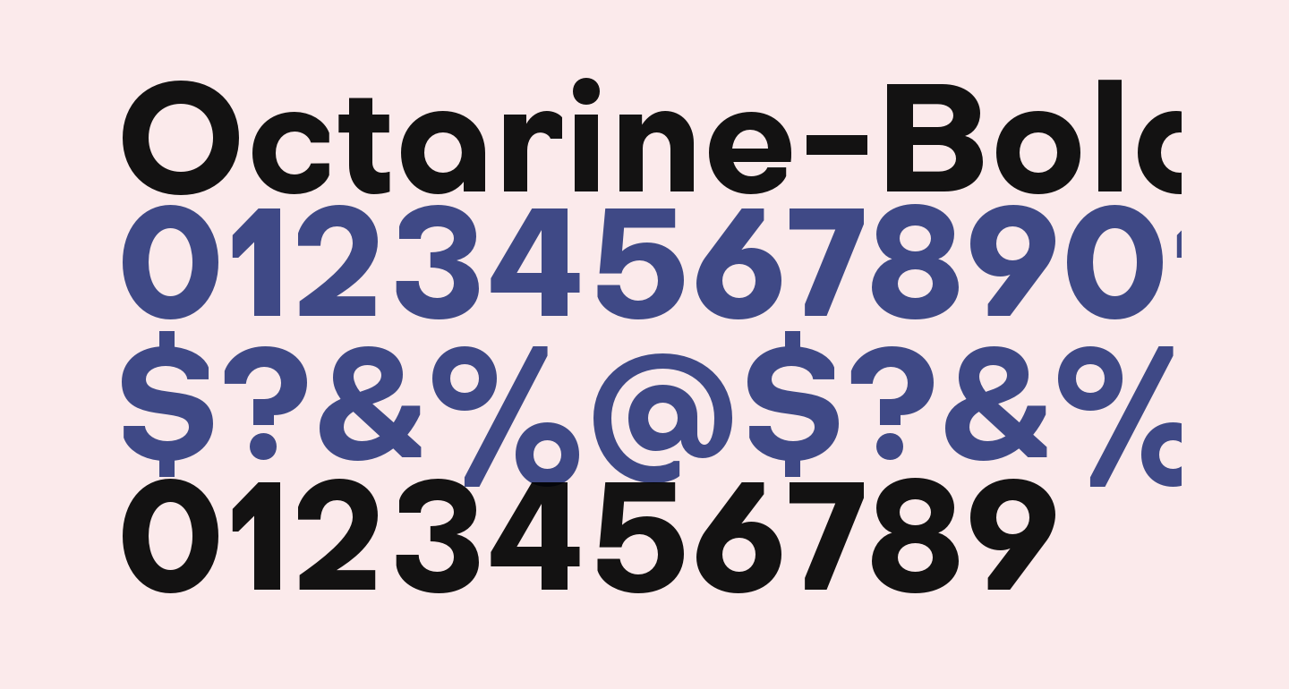 Octarine-Bold free Font - What Font Is