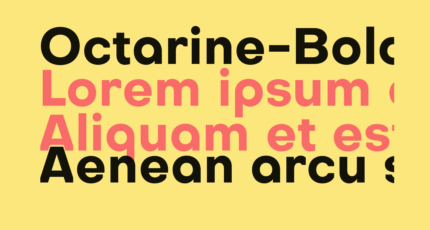 Octarine-Bold free Font - What Font Is