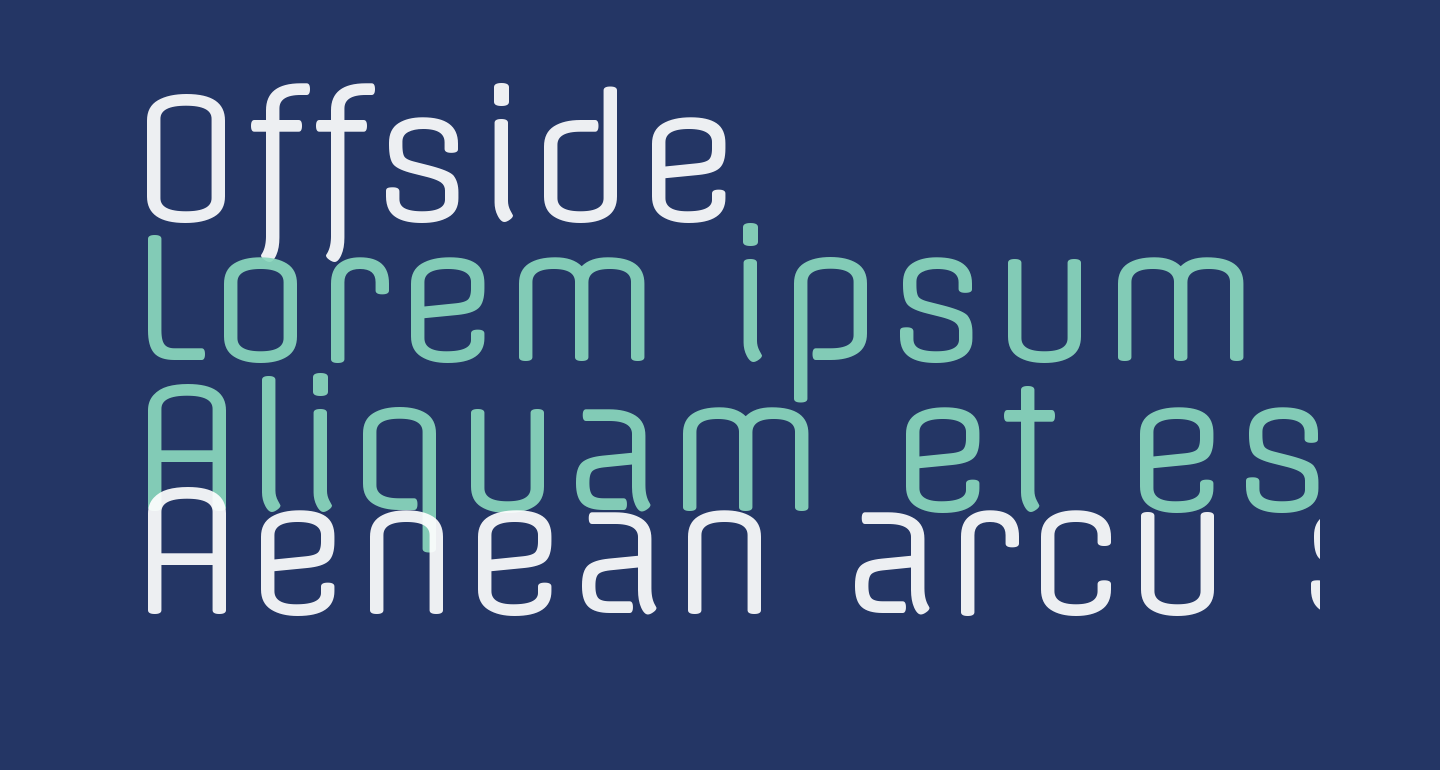 Offside free Font - What Font Is