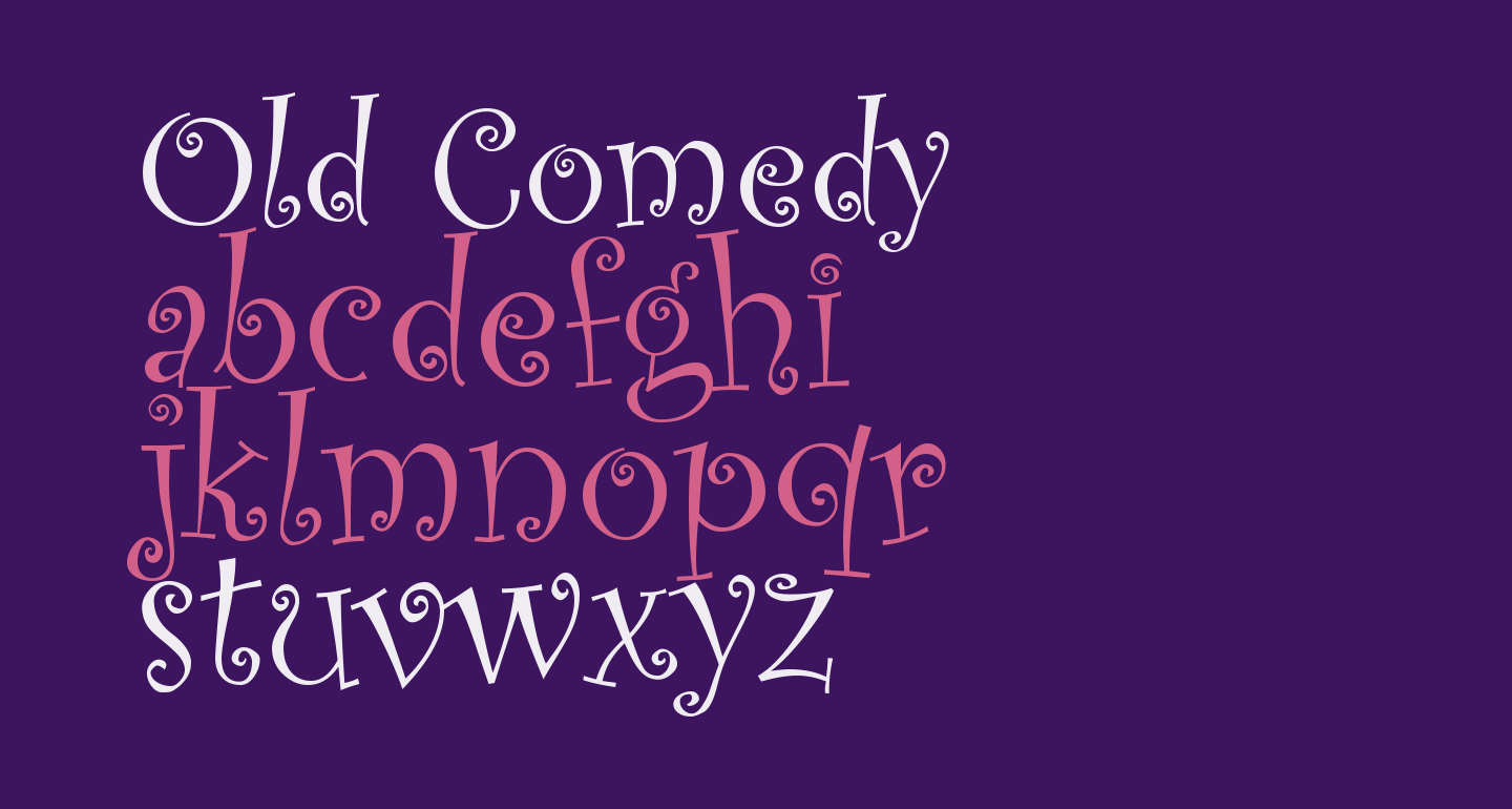 Old Comedy Free Font What Font Is Old Comedy Free Font What Font Is