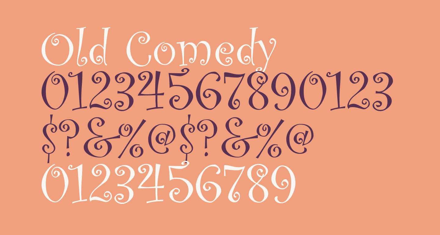 Old Comedy free Font - What Font Is