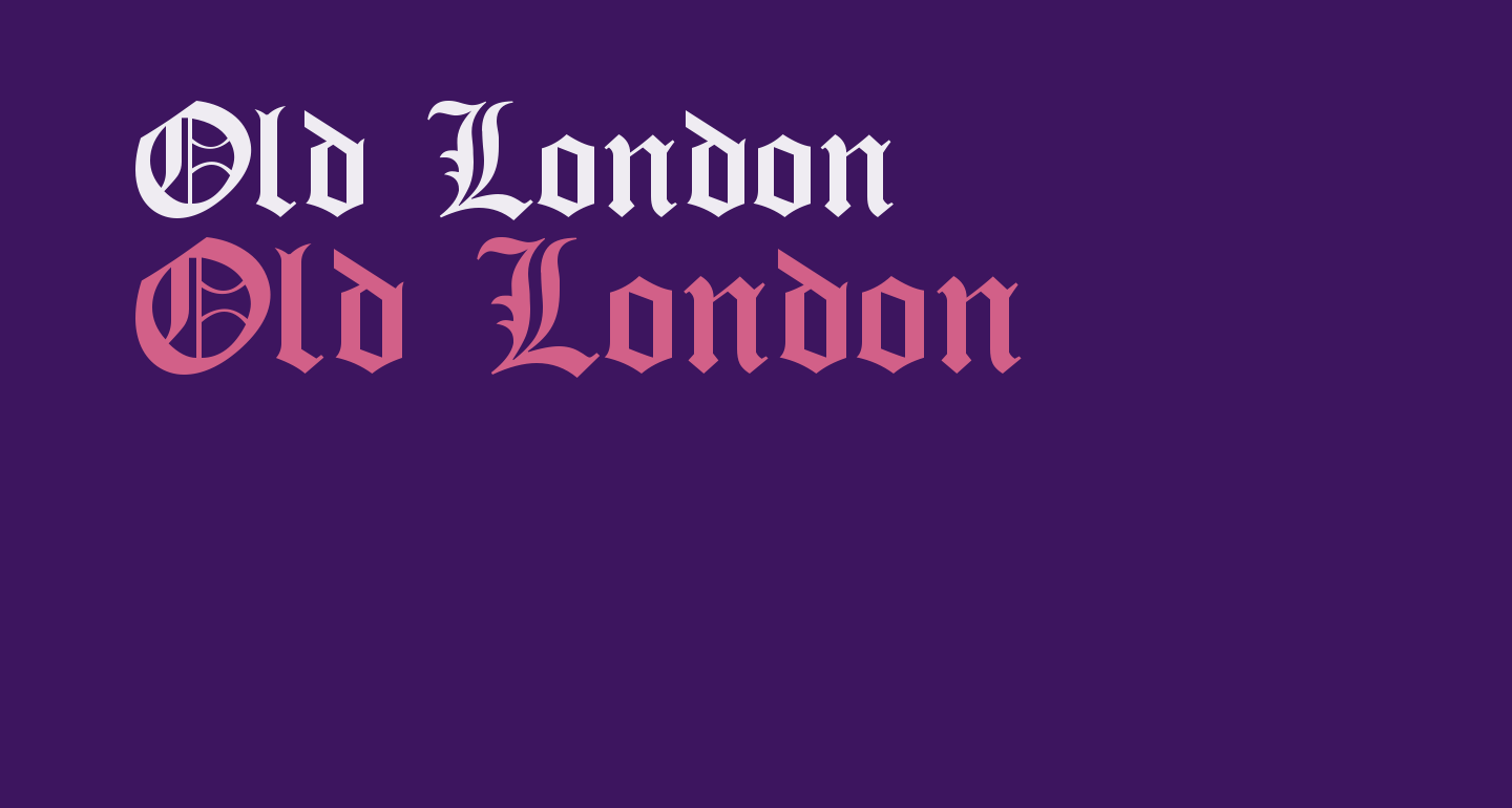 Old London free Font - What Font Is