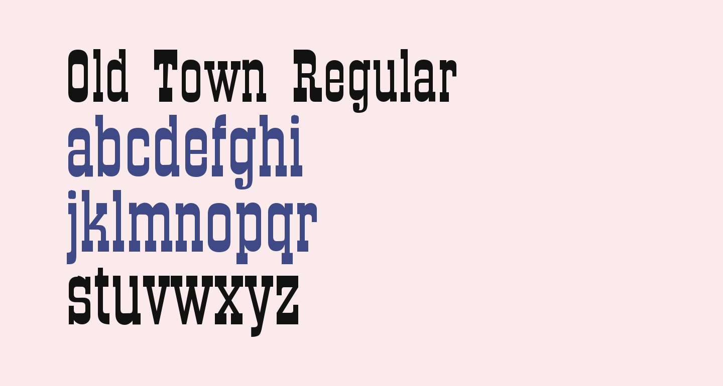 Old Town Regular free Font - What Font Is