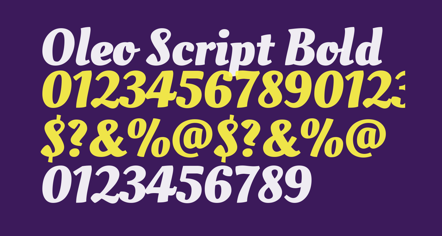 Oleo Script Bold free Font - What Font Is