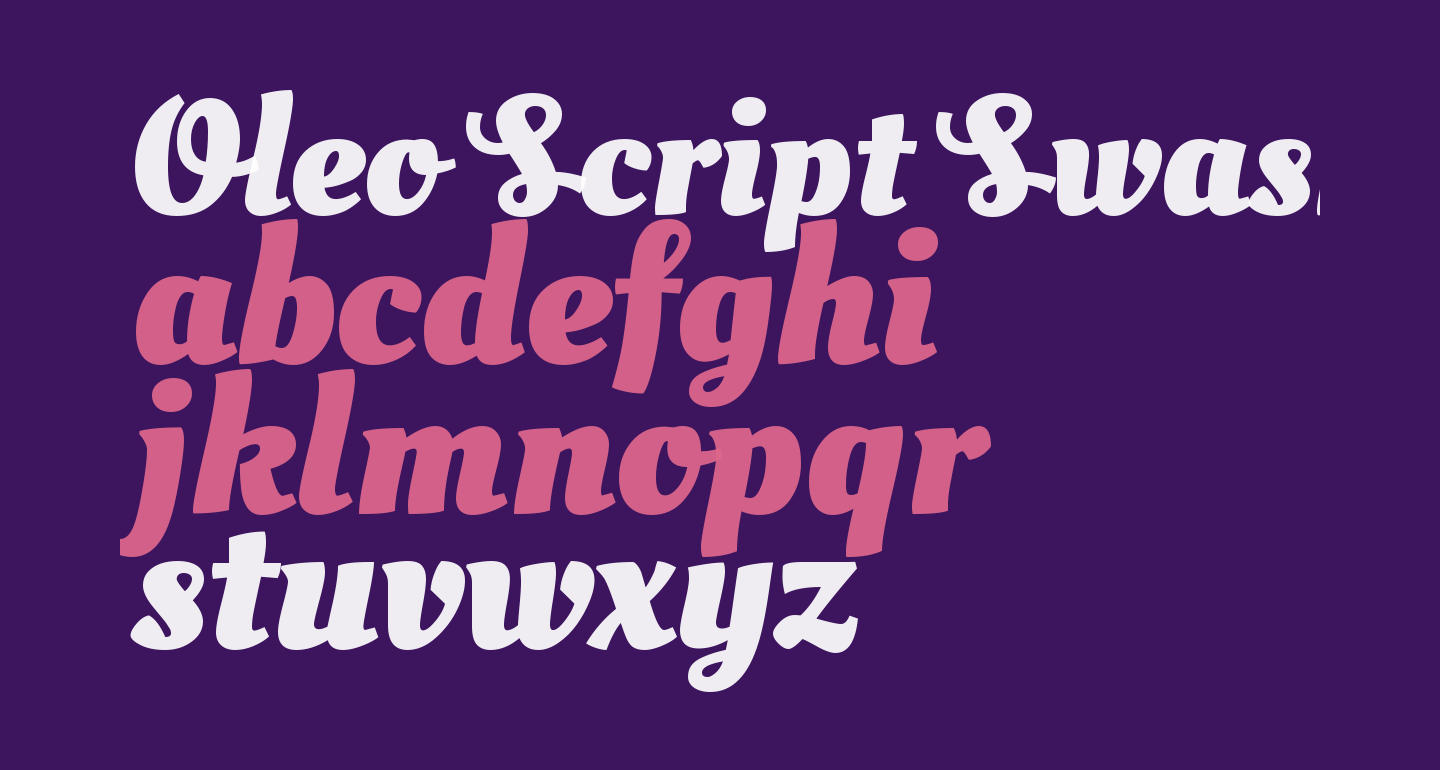 Oleo Script Swash Caps Bold free Font - What Font Is