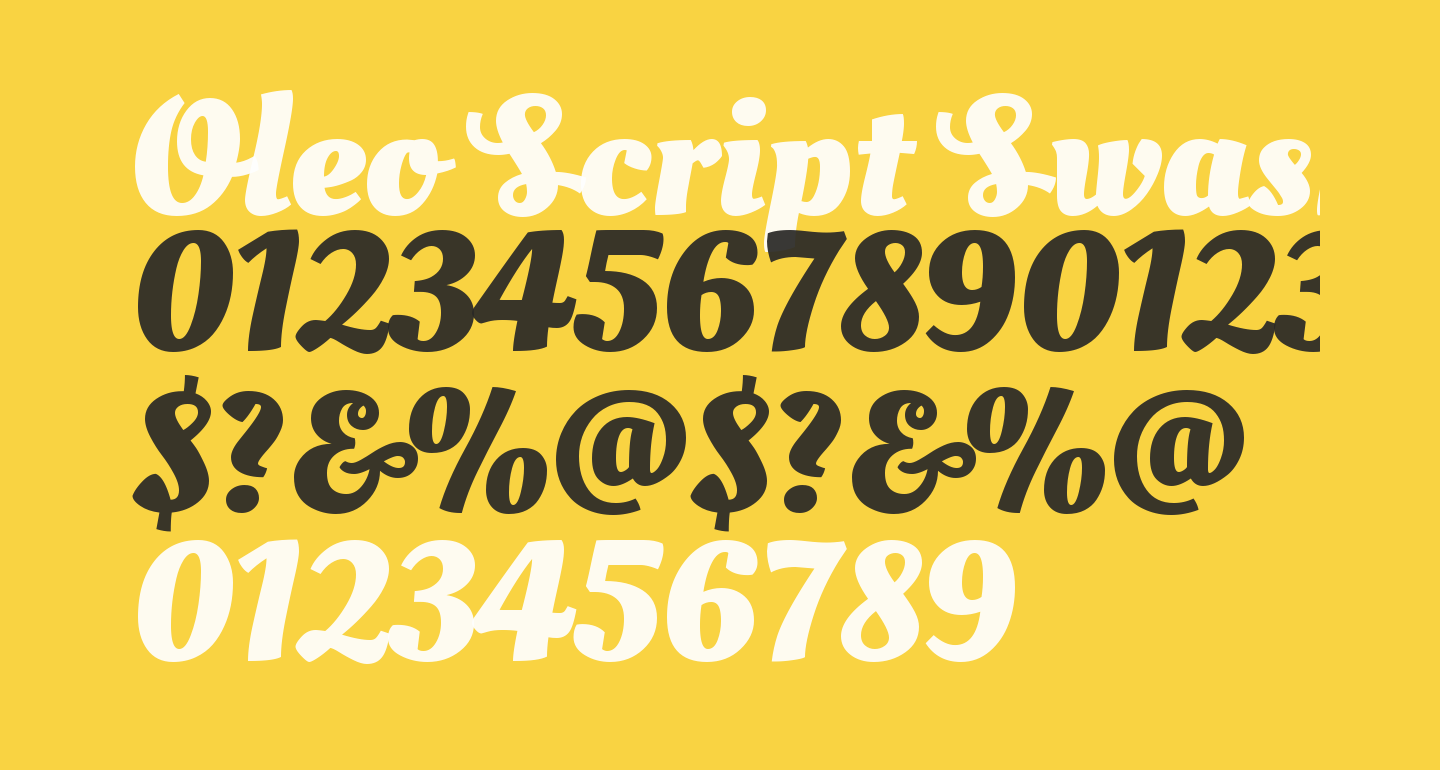 Oleo Script Swash Caps Bold free Font - What Font Is