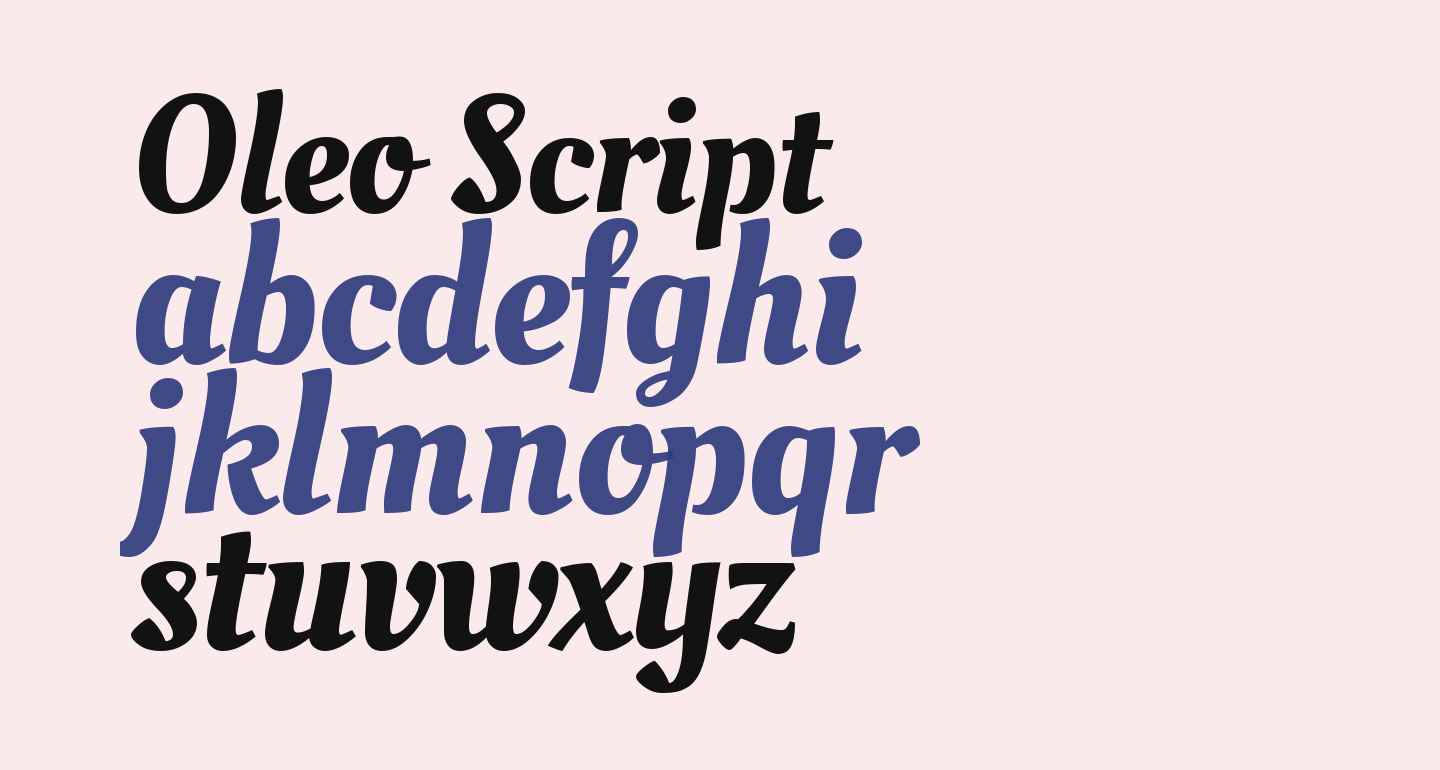 Oleo Script free Font - What Font Is