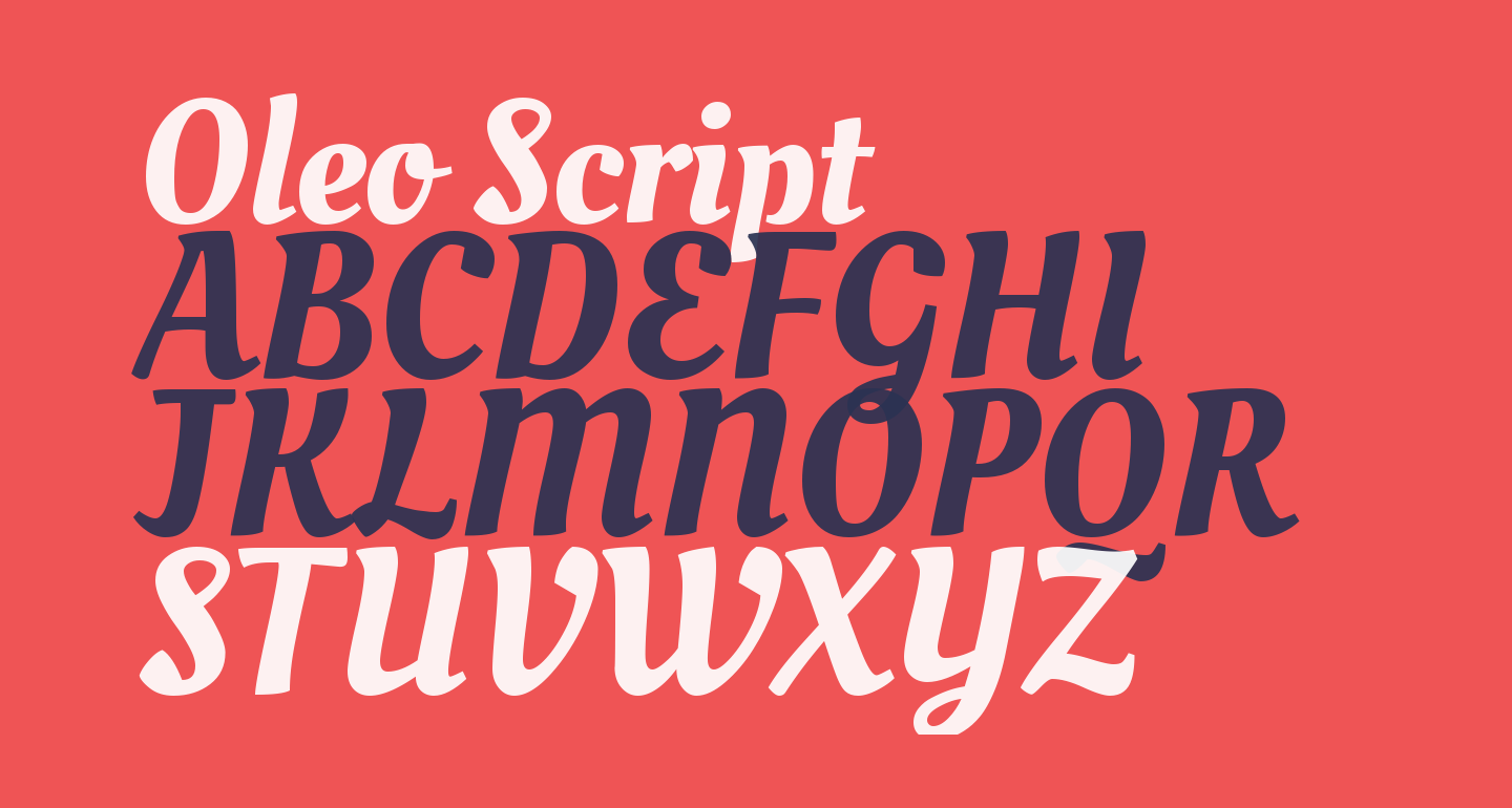 Oleo Script free Font - What Font Is