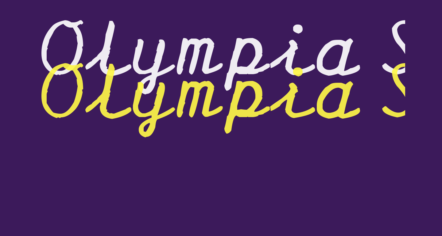 Olympia Script free Font - What Font Is