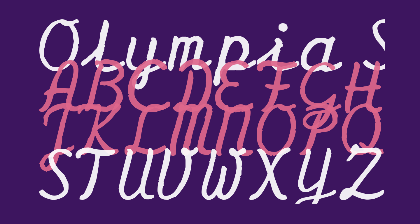 Olympia Script free Font - What Font Is