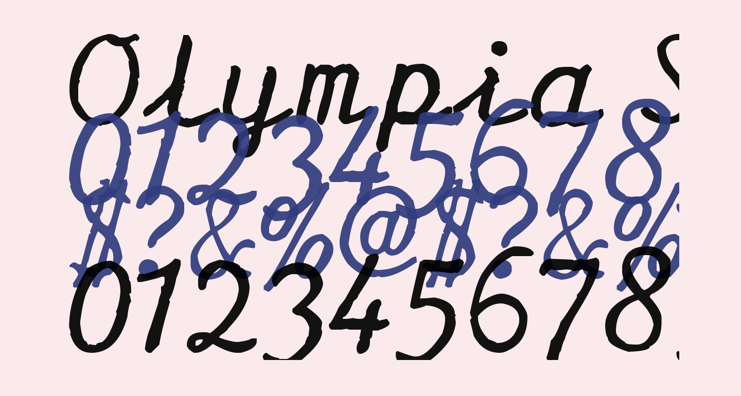 Olympia Script free Font - What Font Is