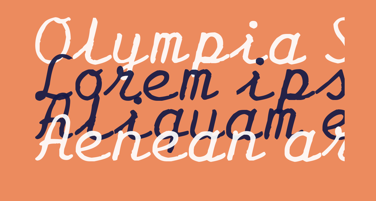 Olympia Script free Font - What Font Is