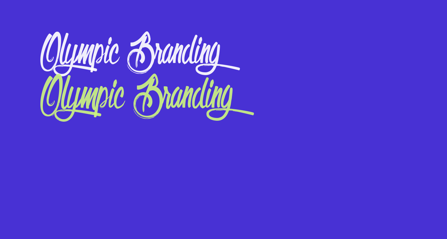 Olympic Branding free Font - What Font Is