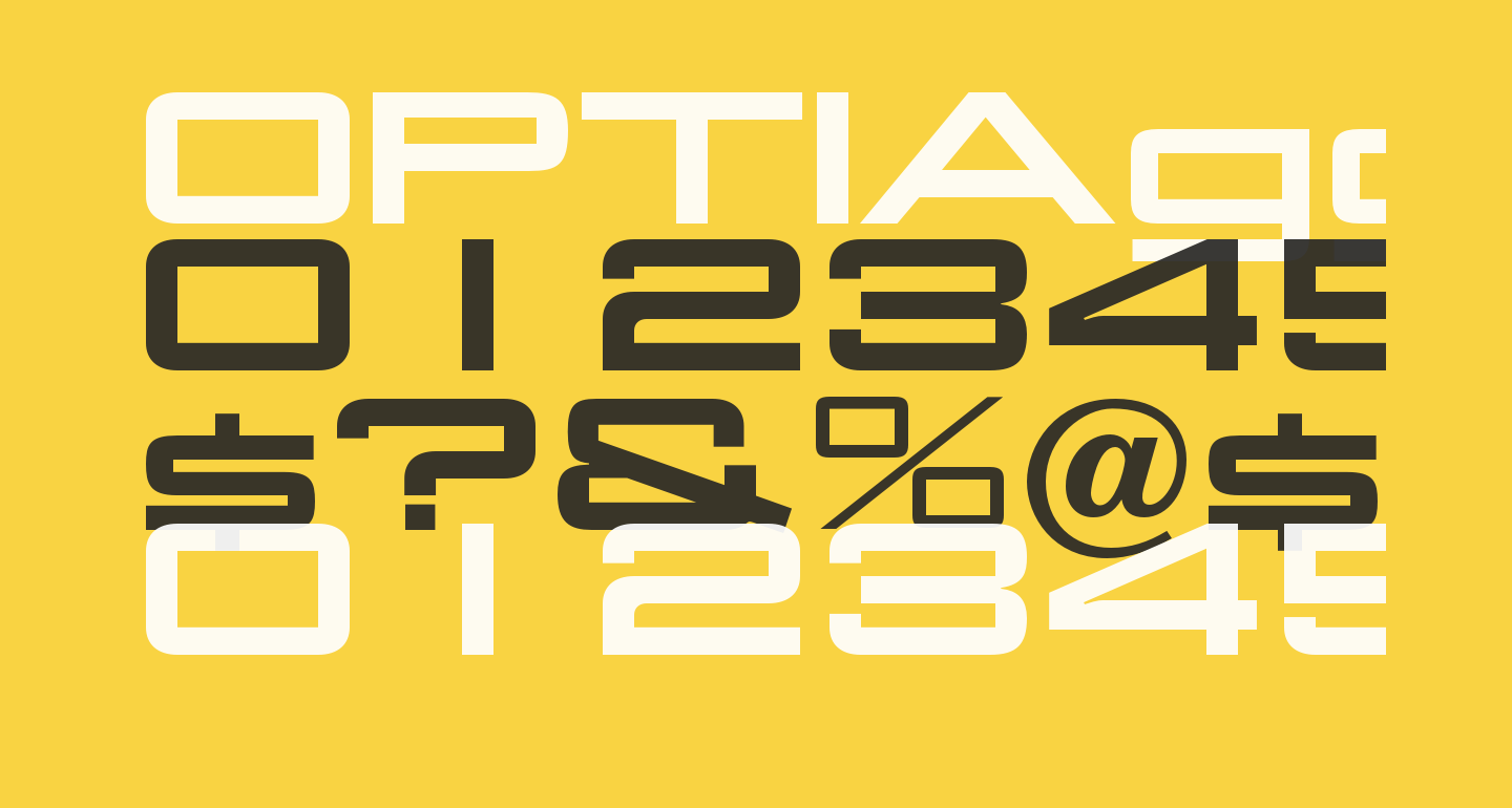 OPTIAggie-Solid free Font - What Font Is