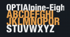 OPTIAlpine-EightySeven free Font - What Font Is