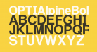 OPTIAlpineBold-Primer free Font - What Font Is