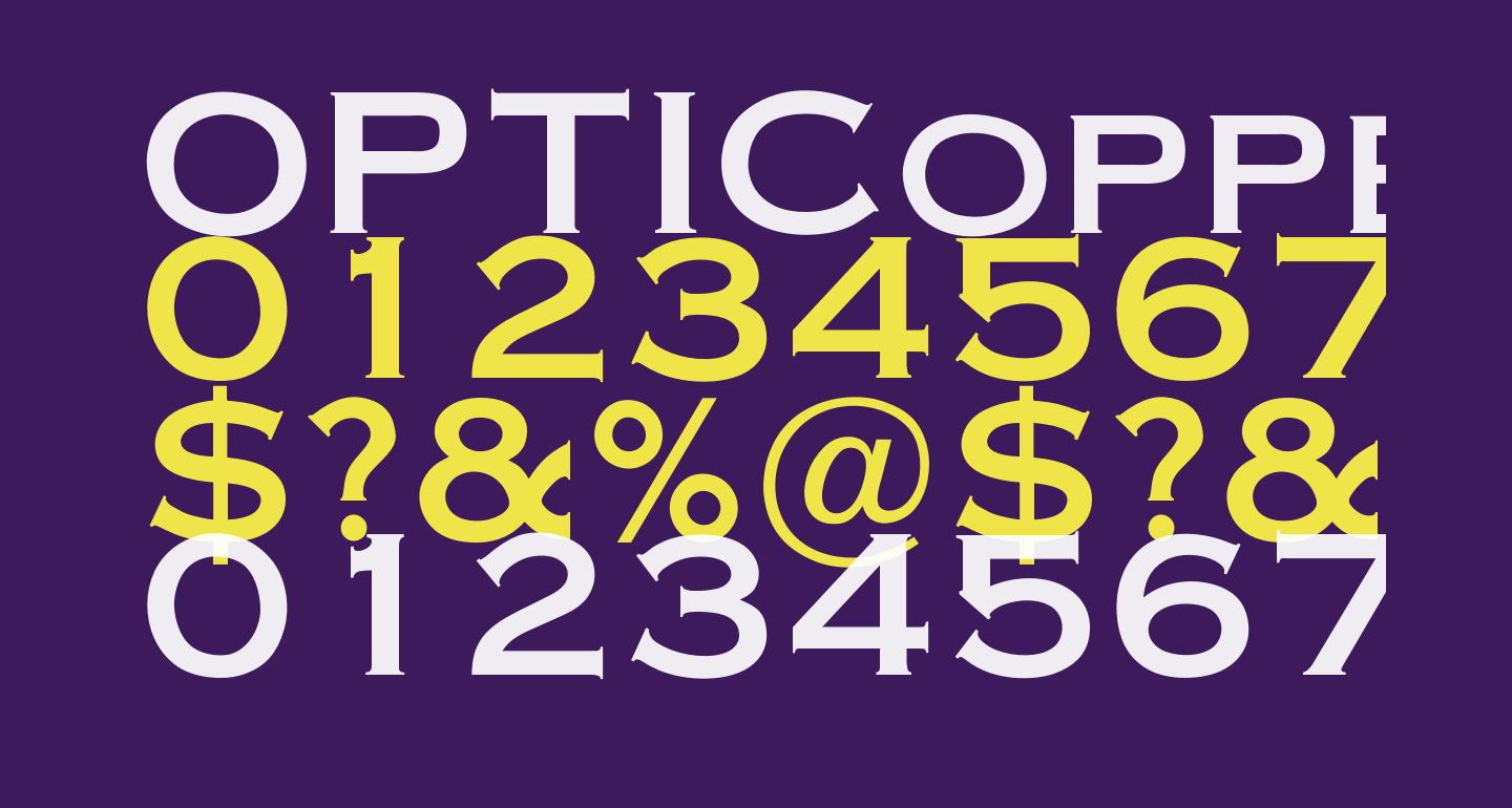 OPTICopperplate free Font - What Font Is