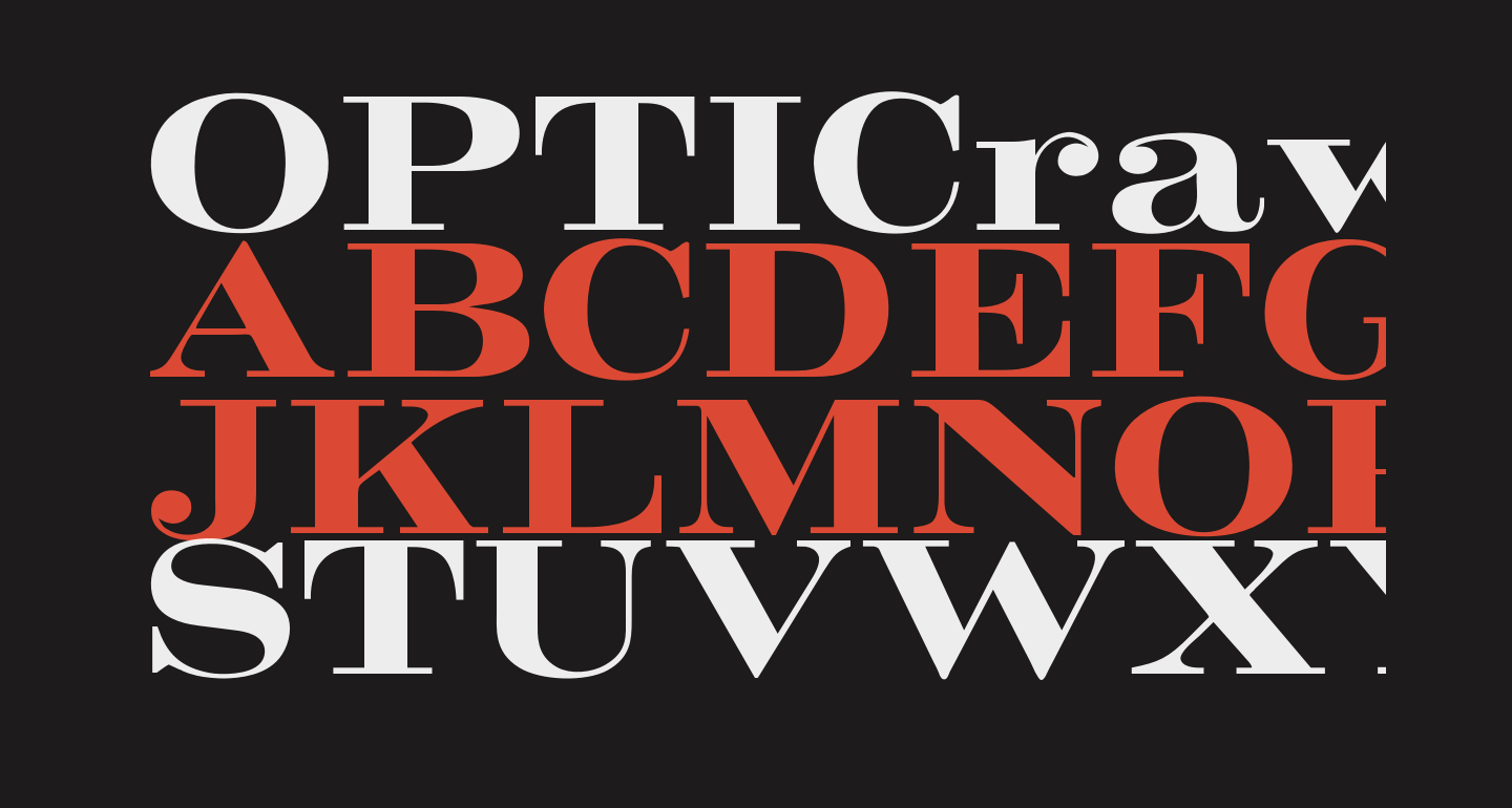 OPTICrawModern-Bold free Font - What Font Is