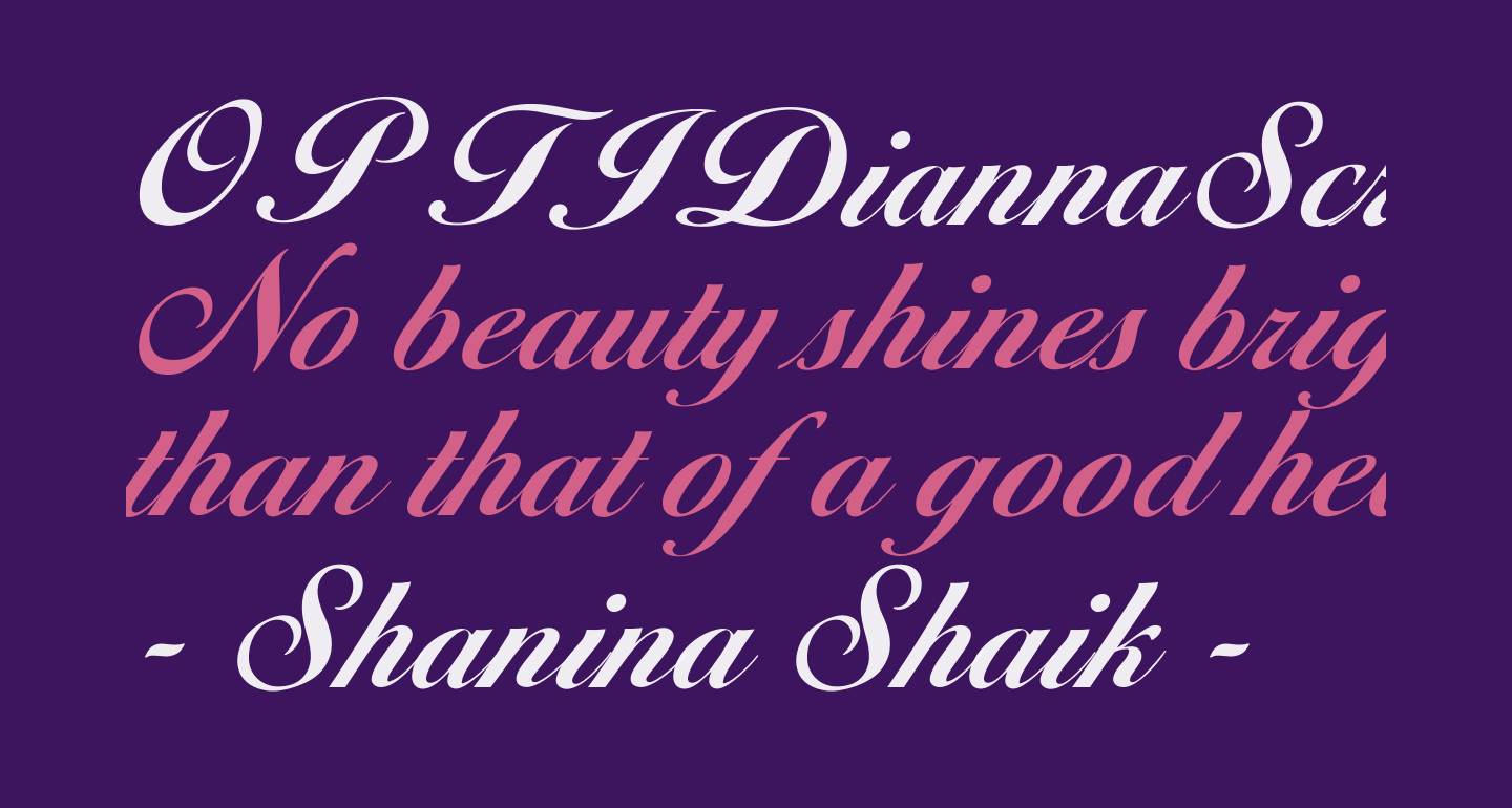 OPTIDiannaScript-BoldAgen free Font - What Font Is