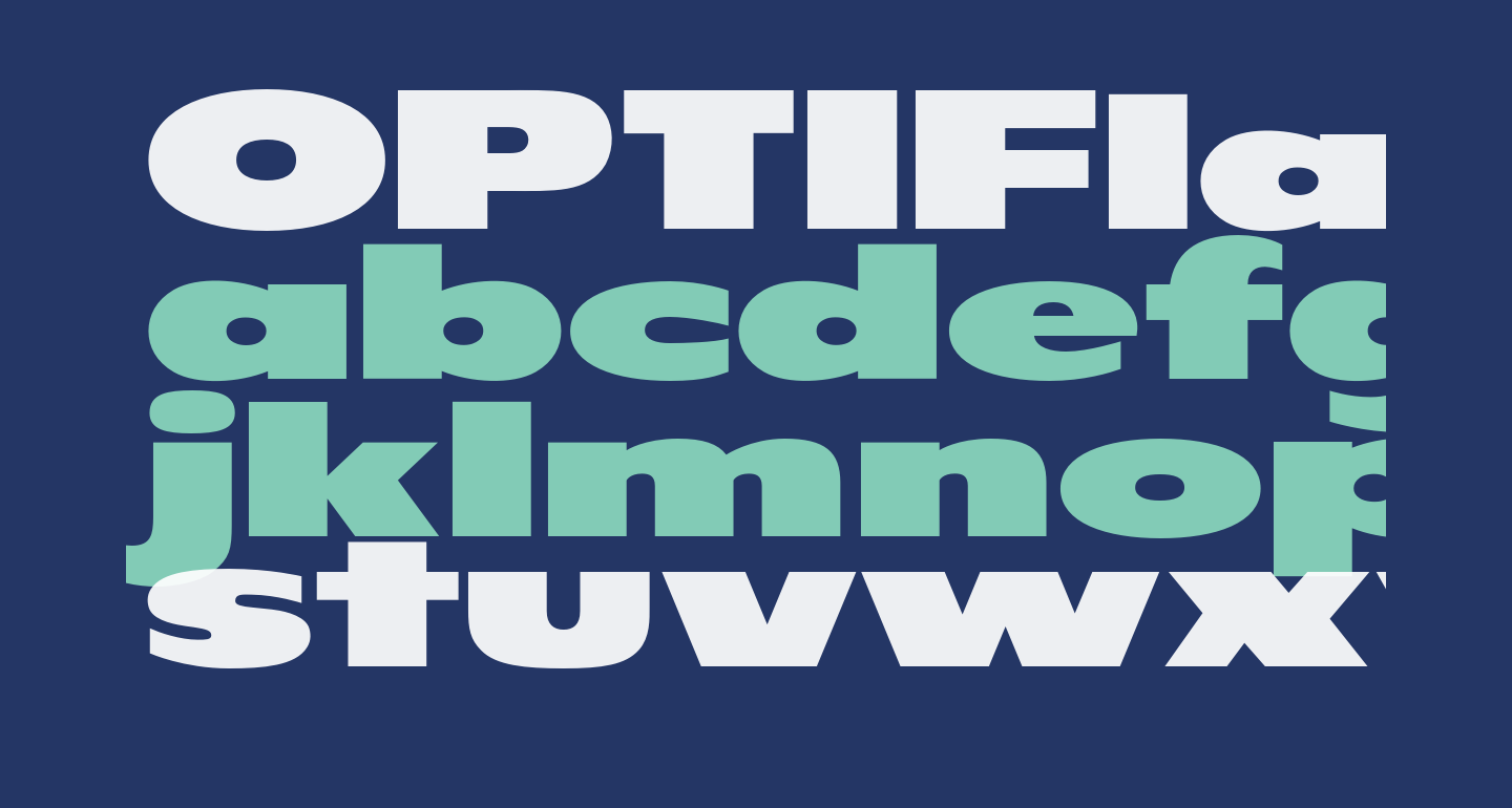 OPTIFlare free Font - What Font Is