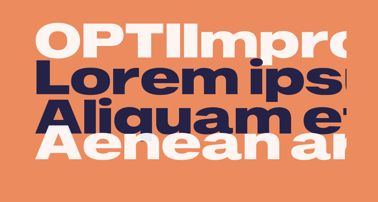 OPTIImprovNewWideNine free Font - What Font Is