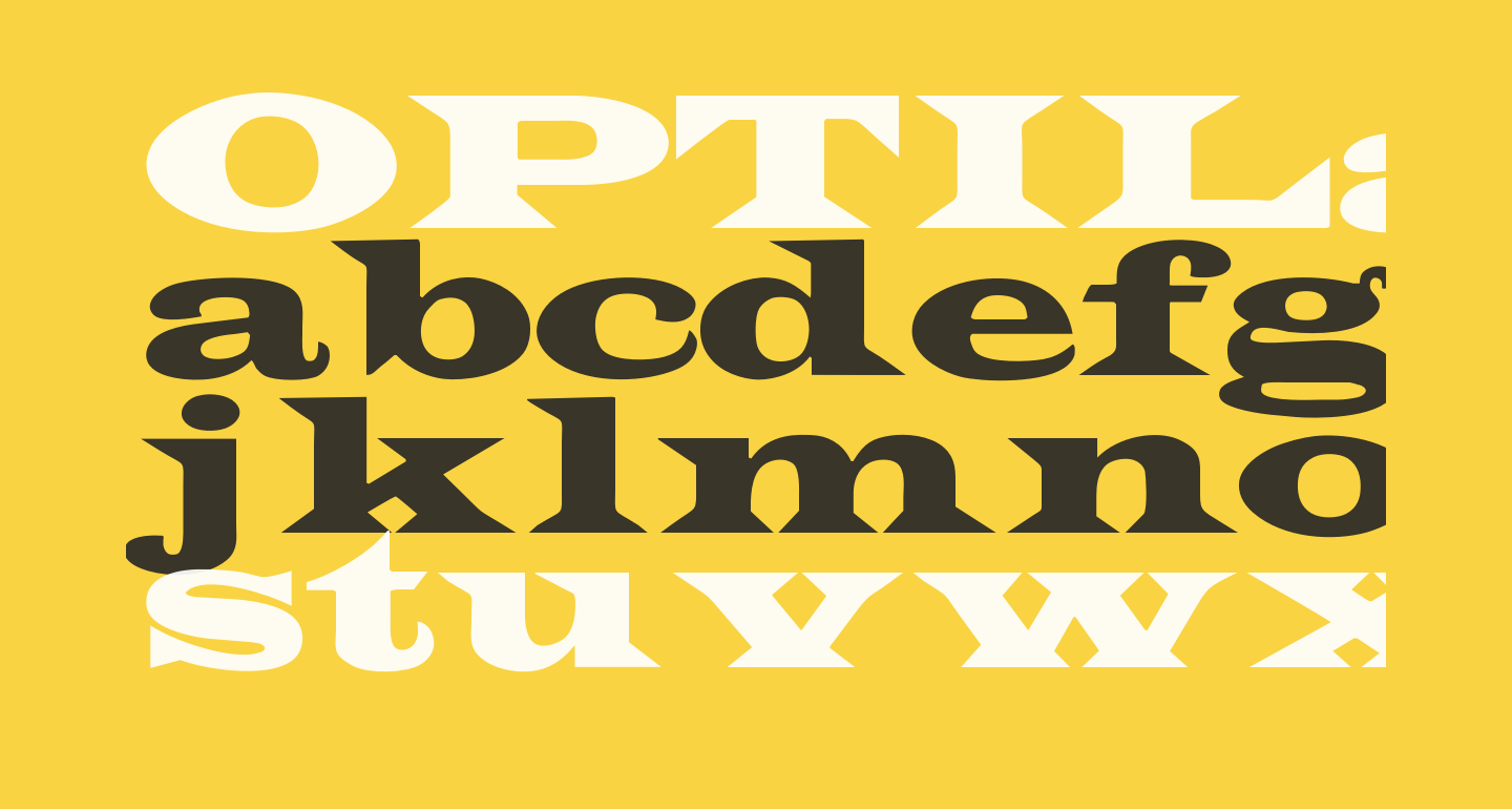 OPTILatin-Wide free Font - What Font Is