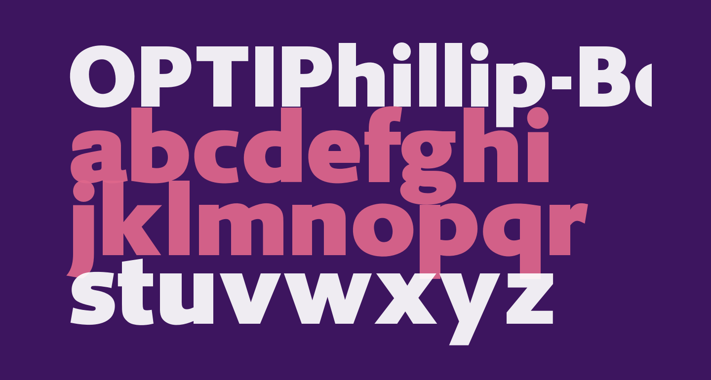 OPTIPhillip-Bold free Font - What Font Is