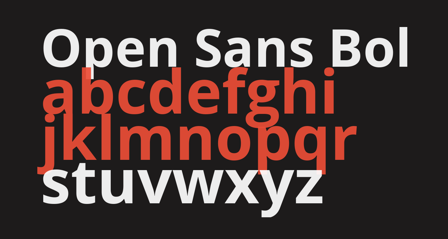 Open Sans Bold Free Font What Font Is Open Sans Bold Free Font What Font Is
