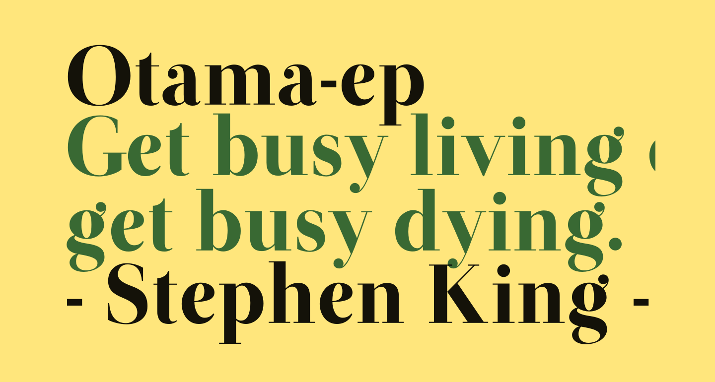 Otama-ep free Font - What Font Is