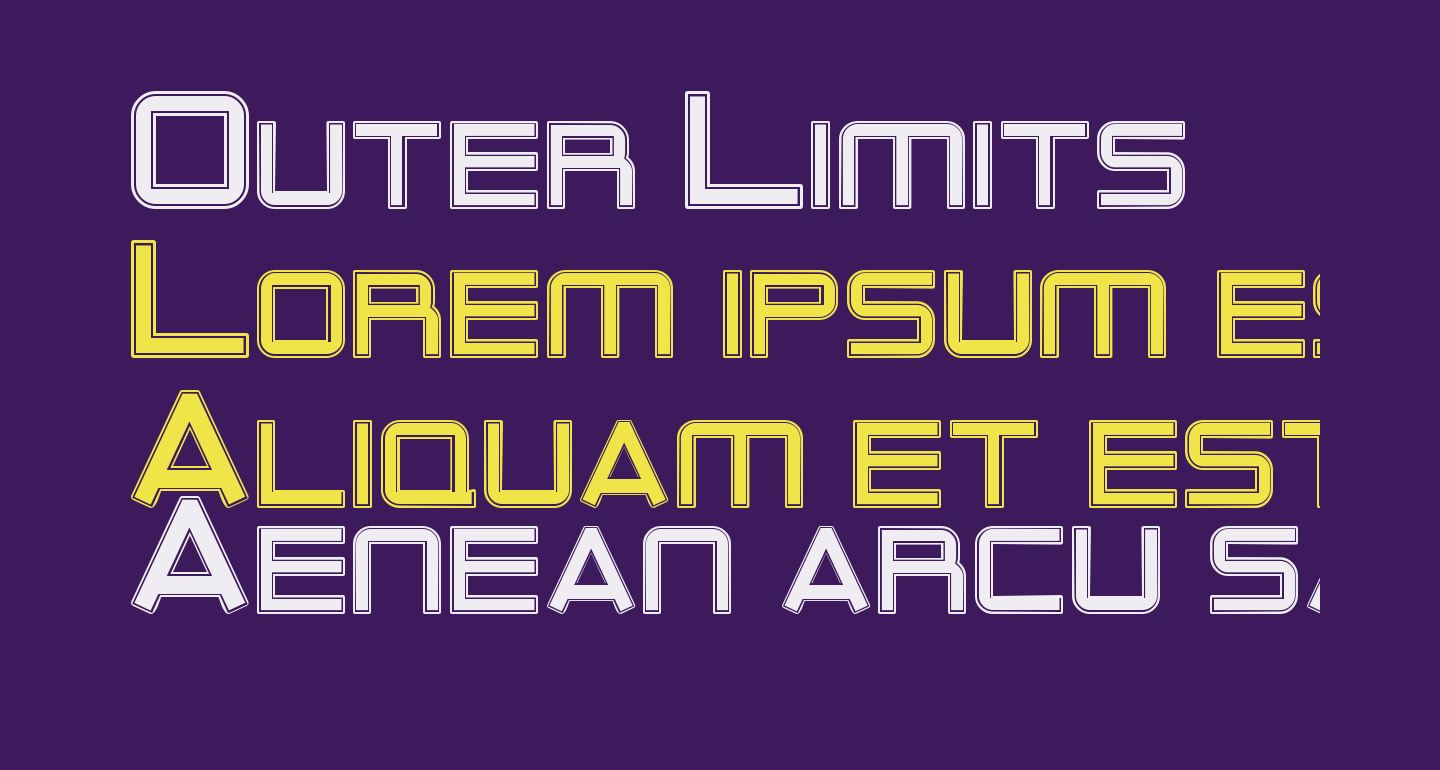 Outer Limits free Font - What Font Is