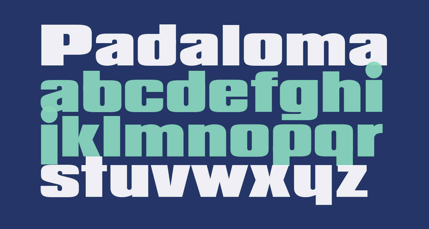 Padaloma free Font - What Font Is