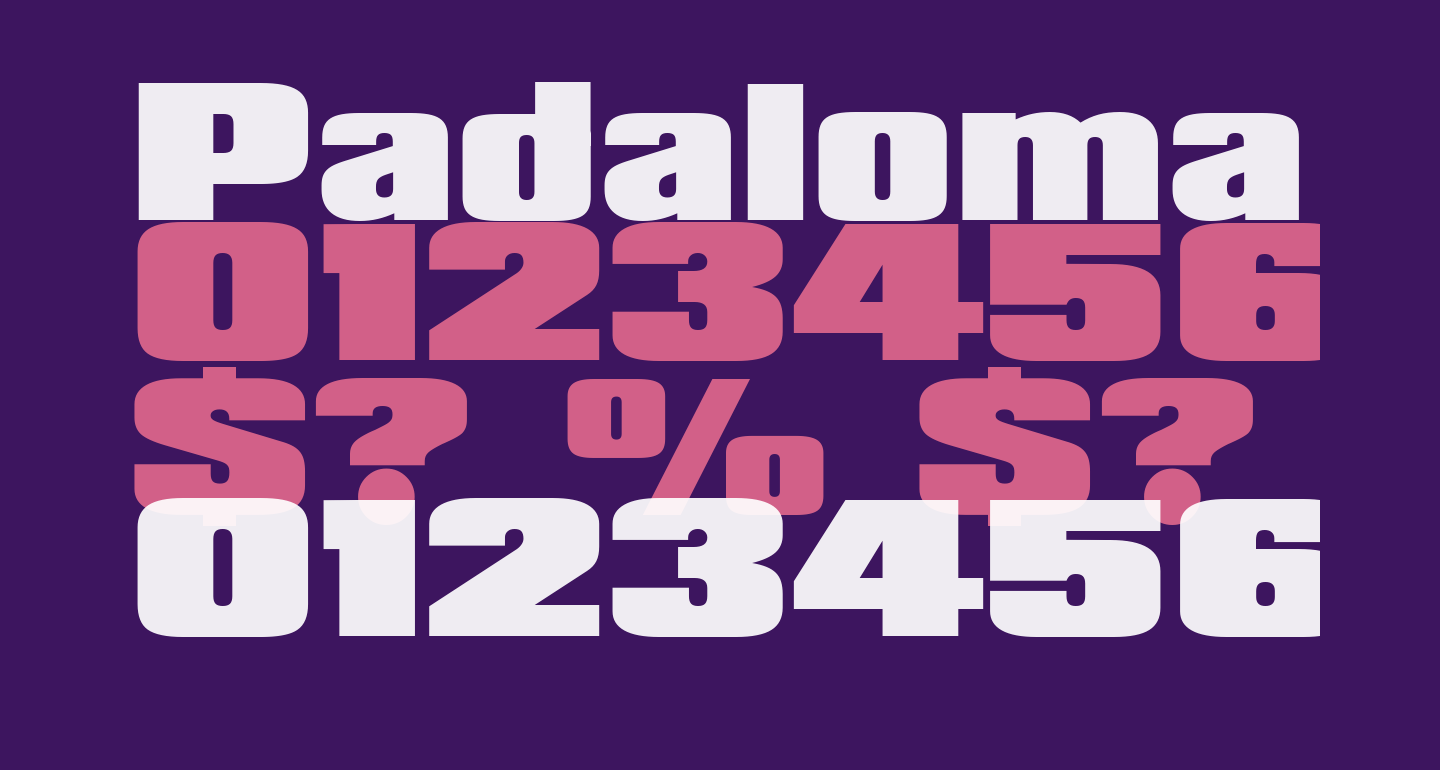 Padaloma free Font - What Font Is