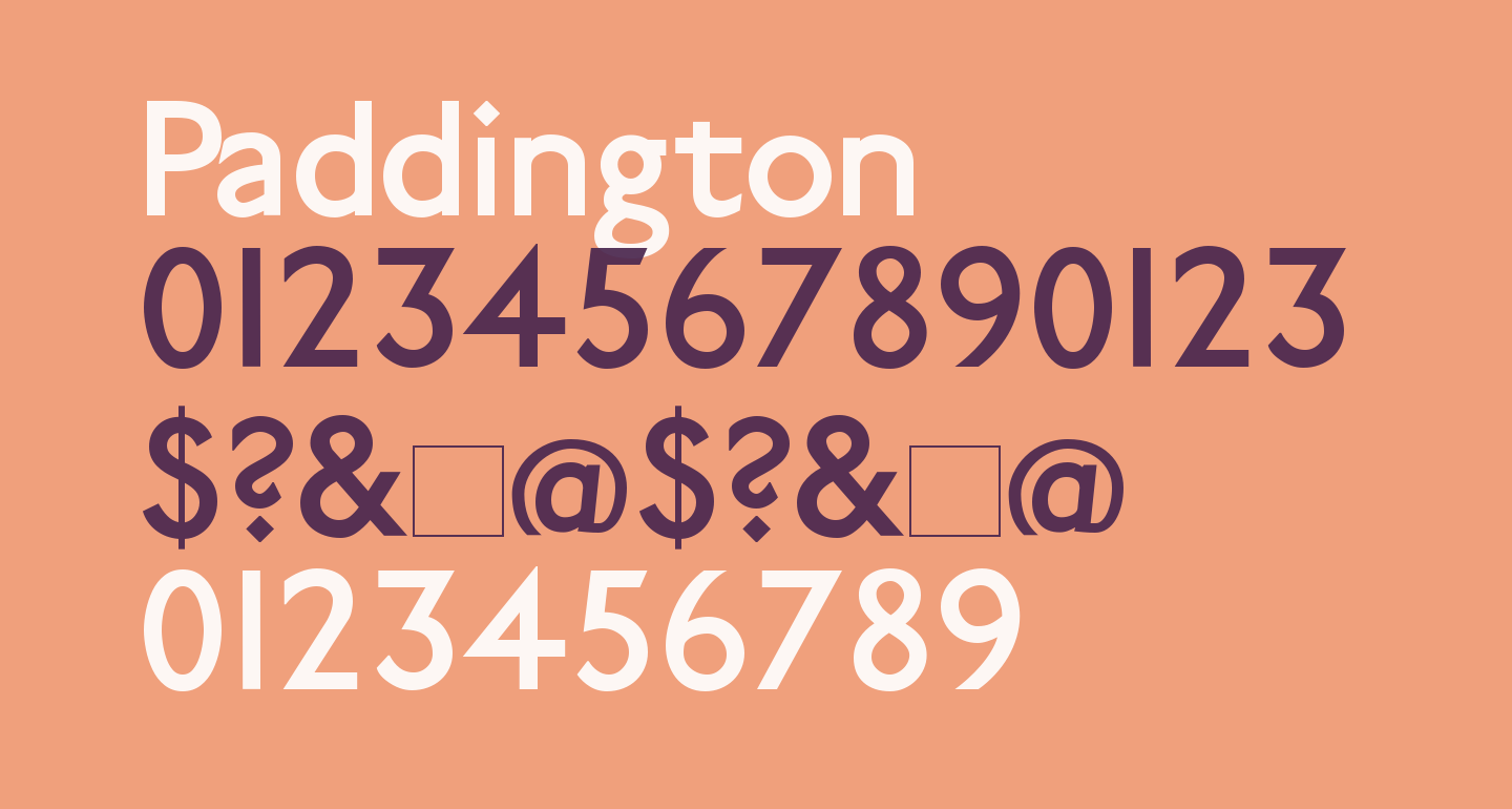 Paddington free Font - What Font Is