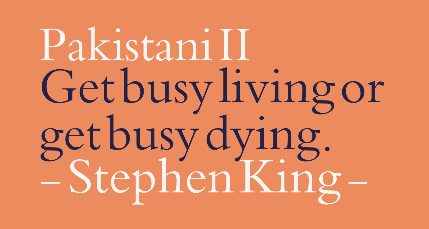 Pakistani II free Font - What Font Is