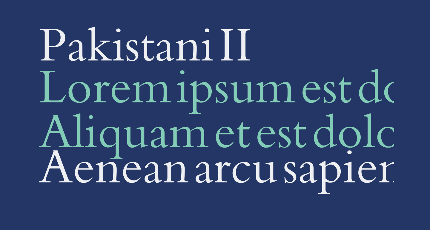 Pakistani II free Font - What Font Is