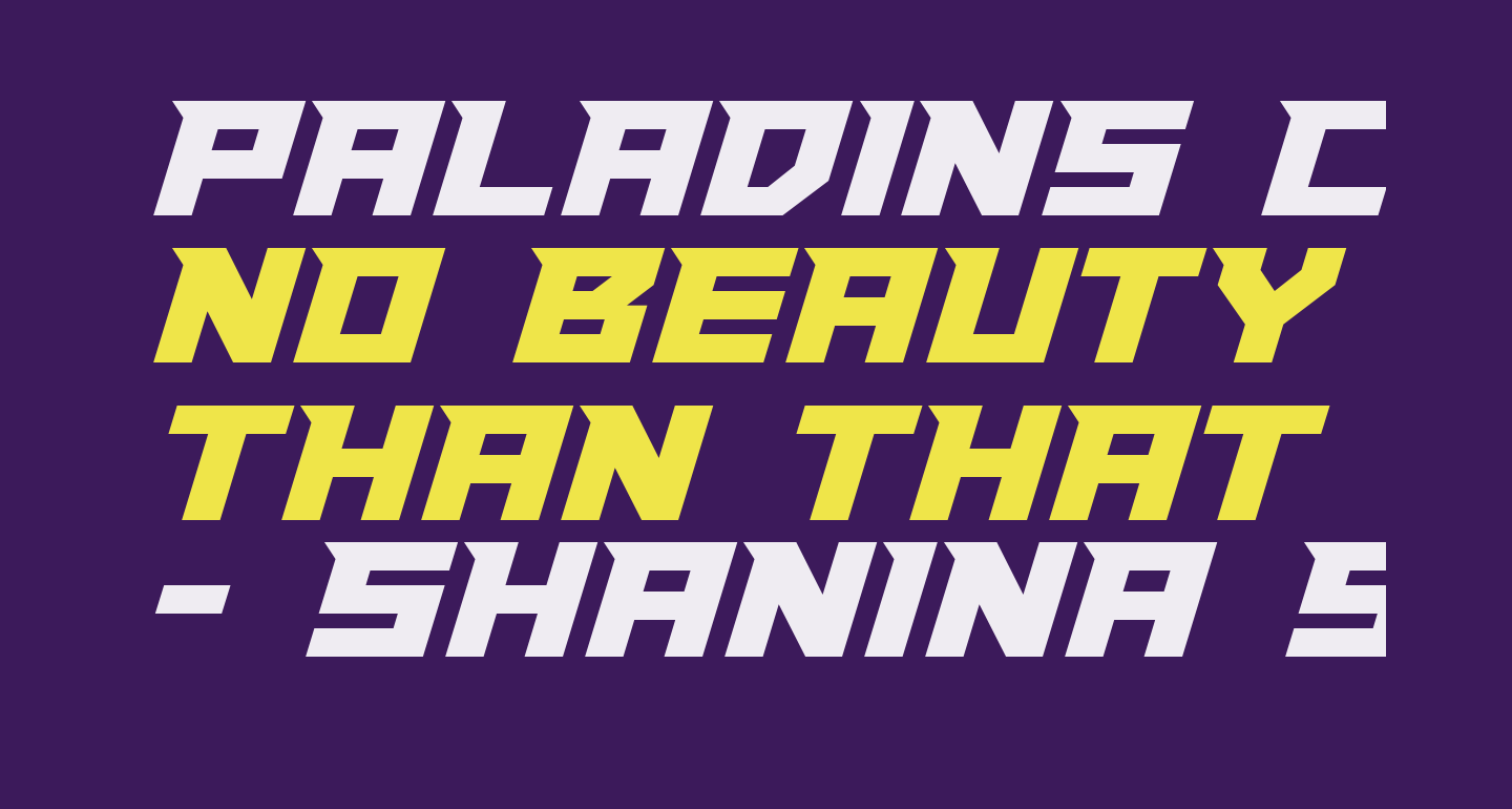 Paladins Condensed free Font - What Font Is