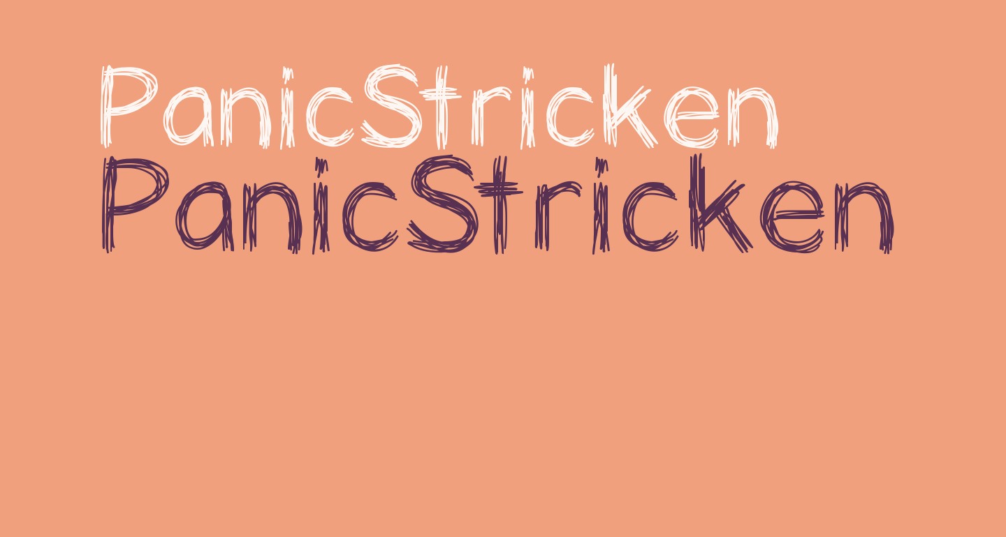 PanicStricken free Font - What Font Is