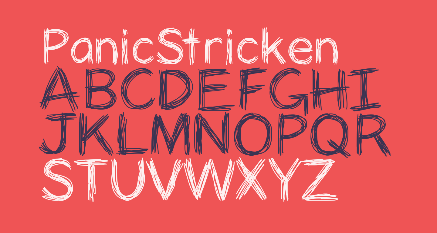 PanicStricken free Font - What Font Is