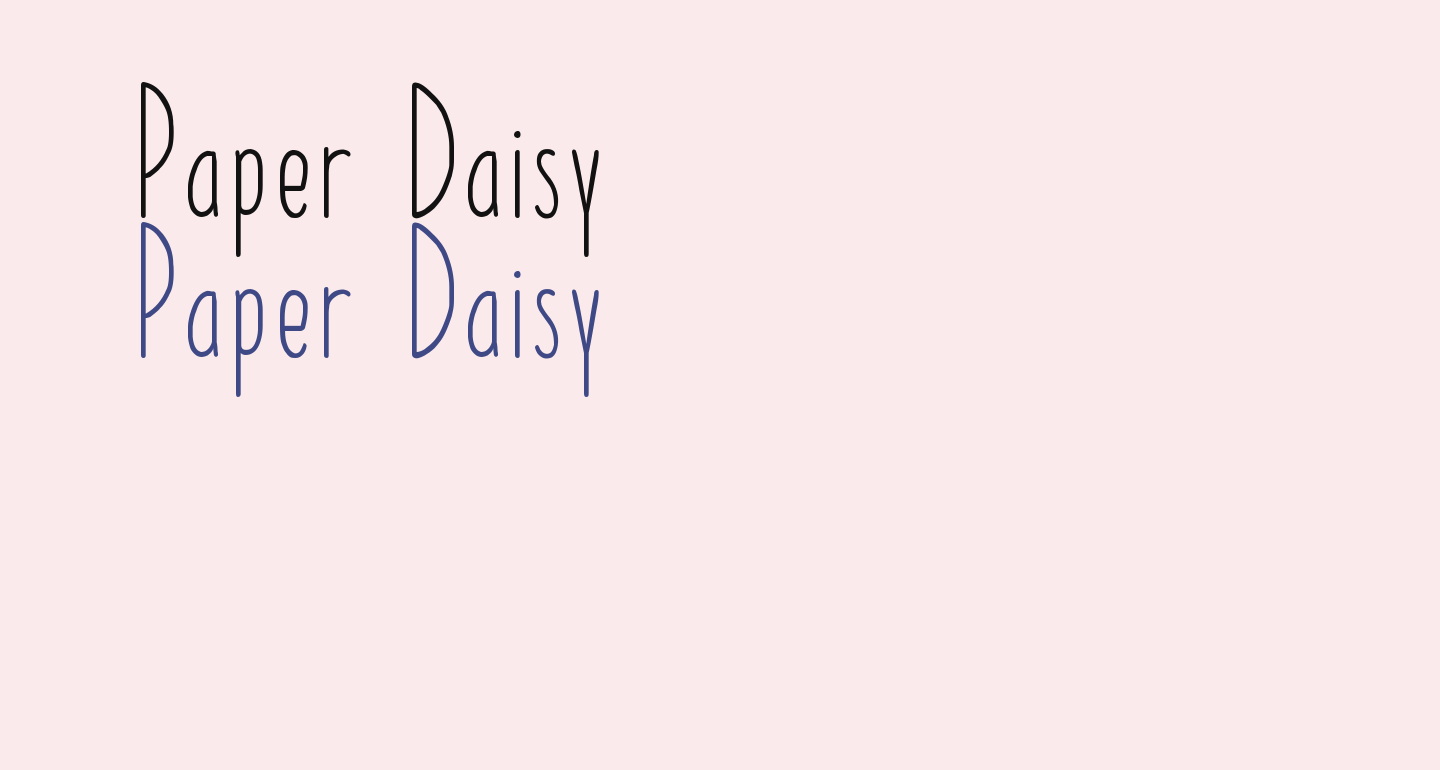 Paper Daisy free Font - What Font Is