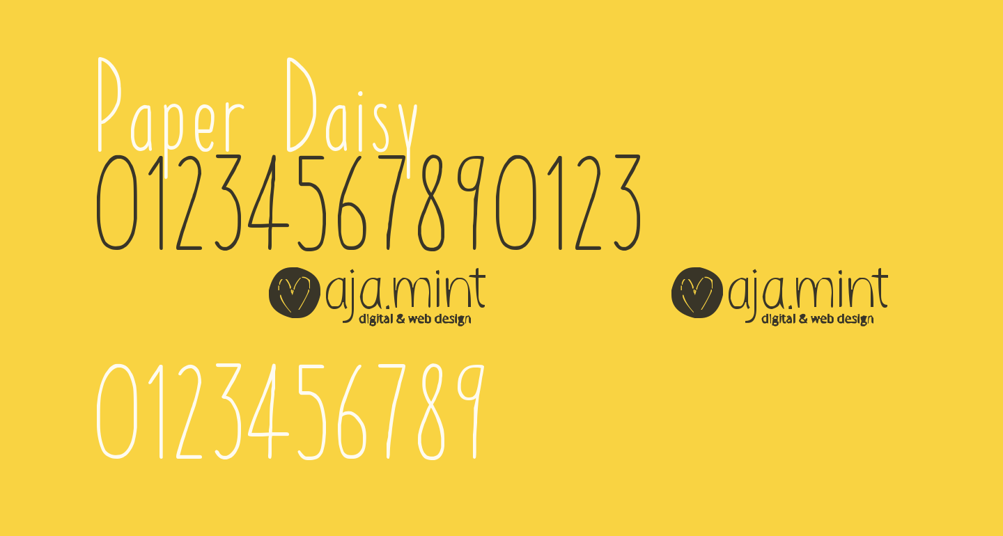 Paper Daisy free Font - What Font Is