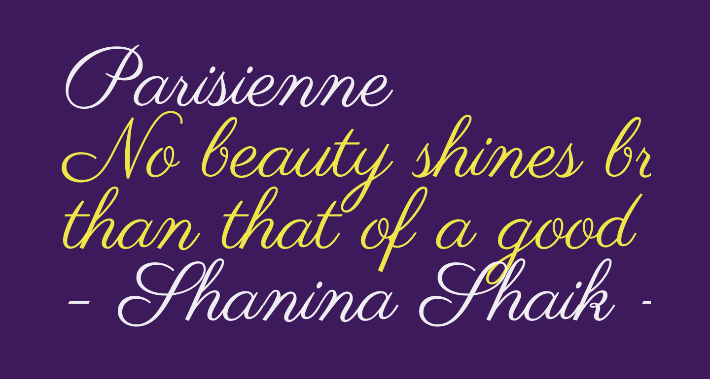 Parisienne free Font - What Font Is