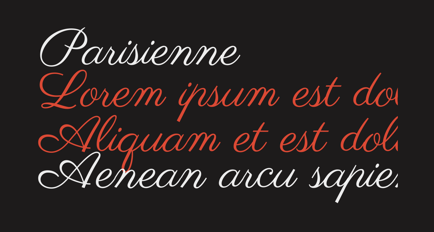 Parisienne free Font - What Font Is