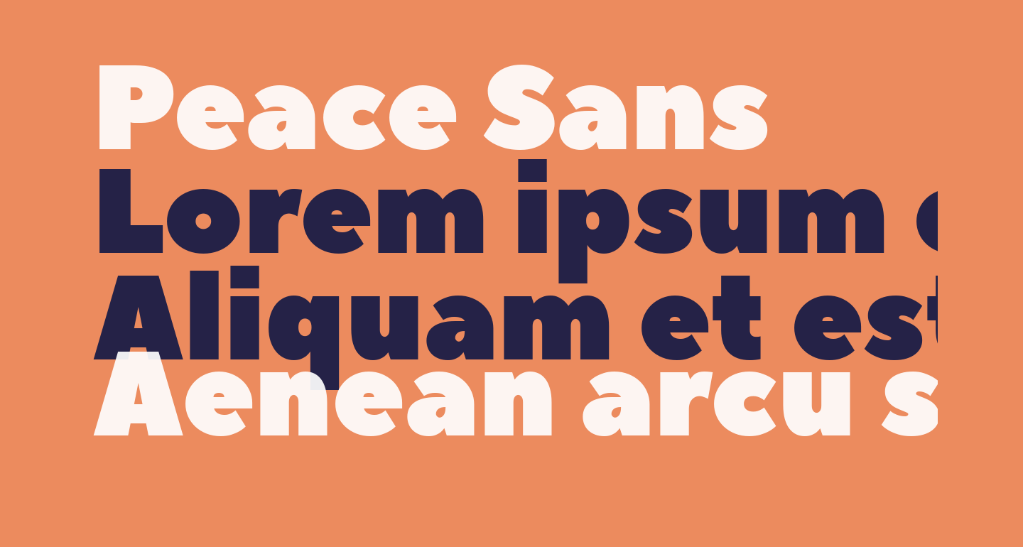 Peace Sans free Font - What Font Is